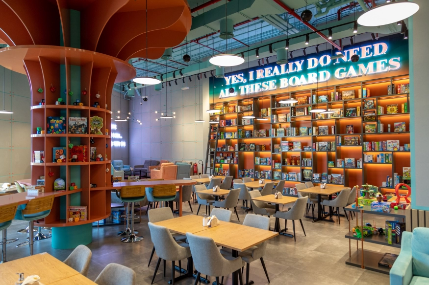 Dice Board Game Cafe Restaurant, Jumeirah Village, Dubai - Menupages.ae